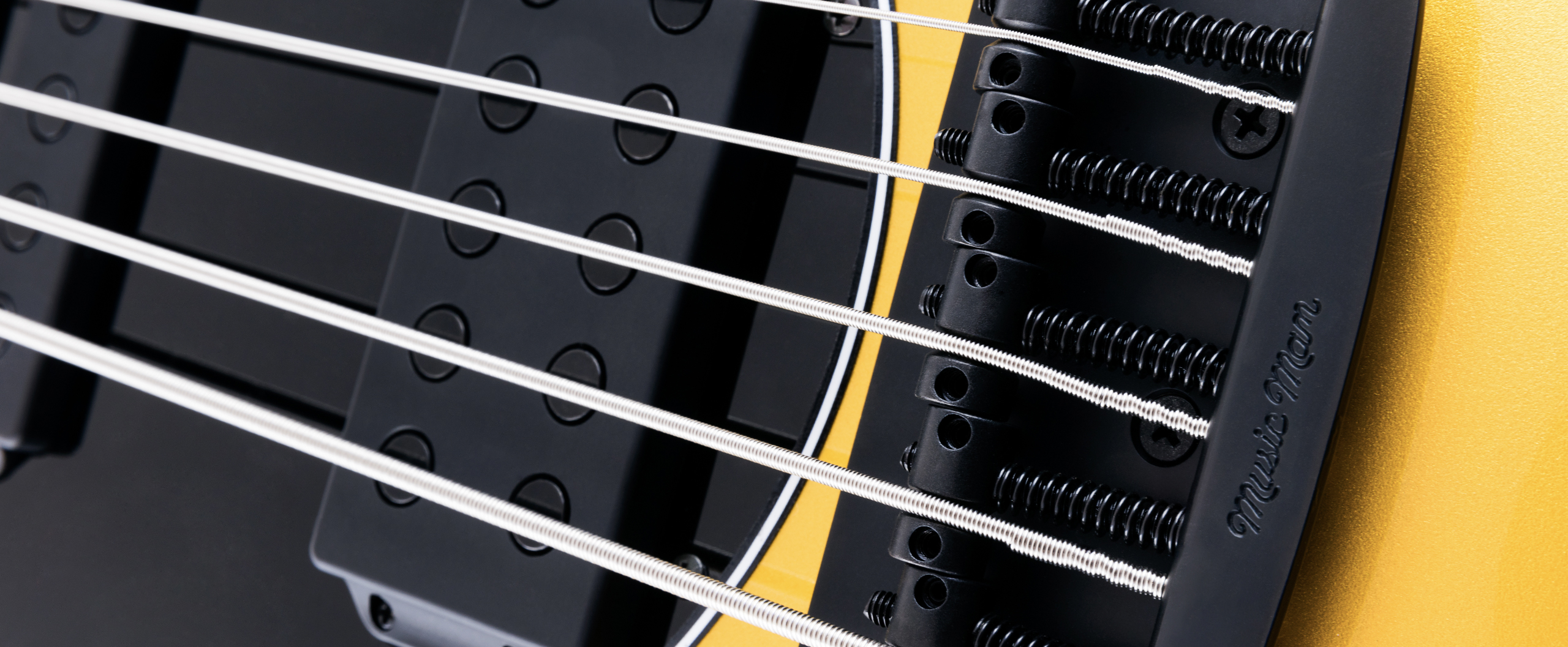 Music Man Bongo 5 HH - Sky Blue - Pau Ferro Unlined Fretless - White ...